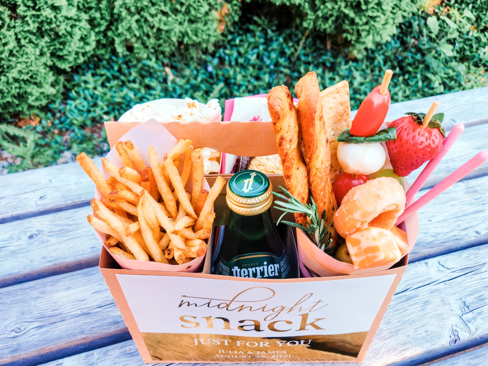 PERSONALIZED KRAFT CARDBOARD SNACK CADDY - MIDNIGHT SNACK – AyaZay ...